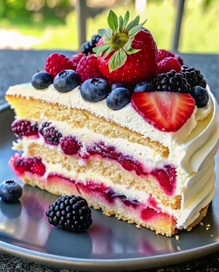 Summer Berry Layer Cake – 1 Stunning Recipe You Must-Try