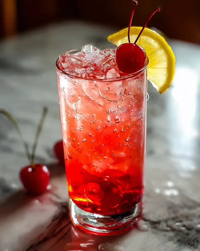 Cherry Collins Mocktail – Quick, Irresistible 3-Ingredient