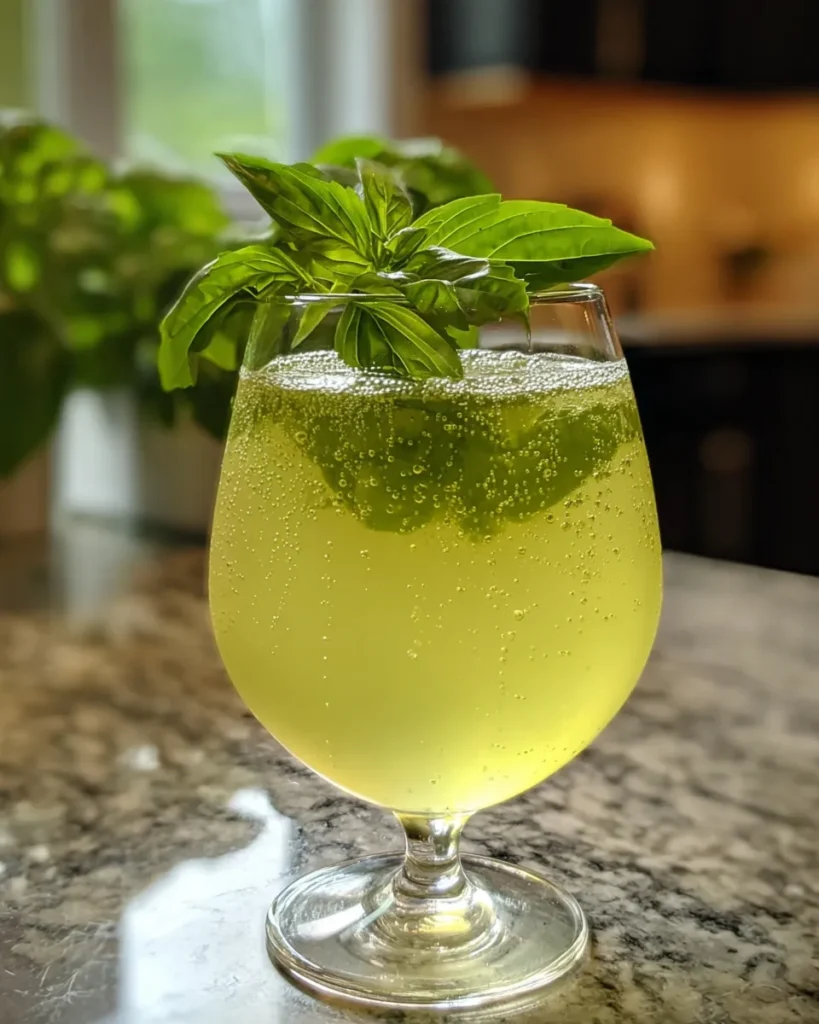 Sparkling Pineapple Basil Mocktail1Quick & Irresistible