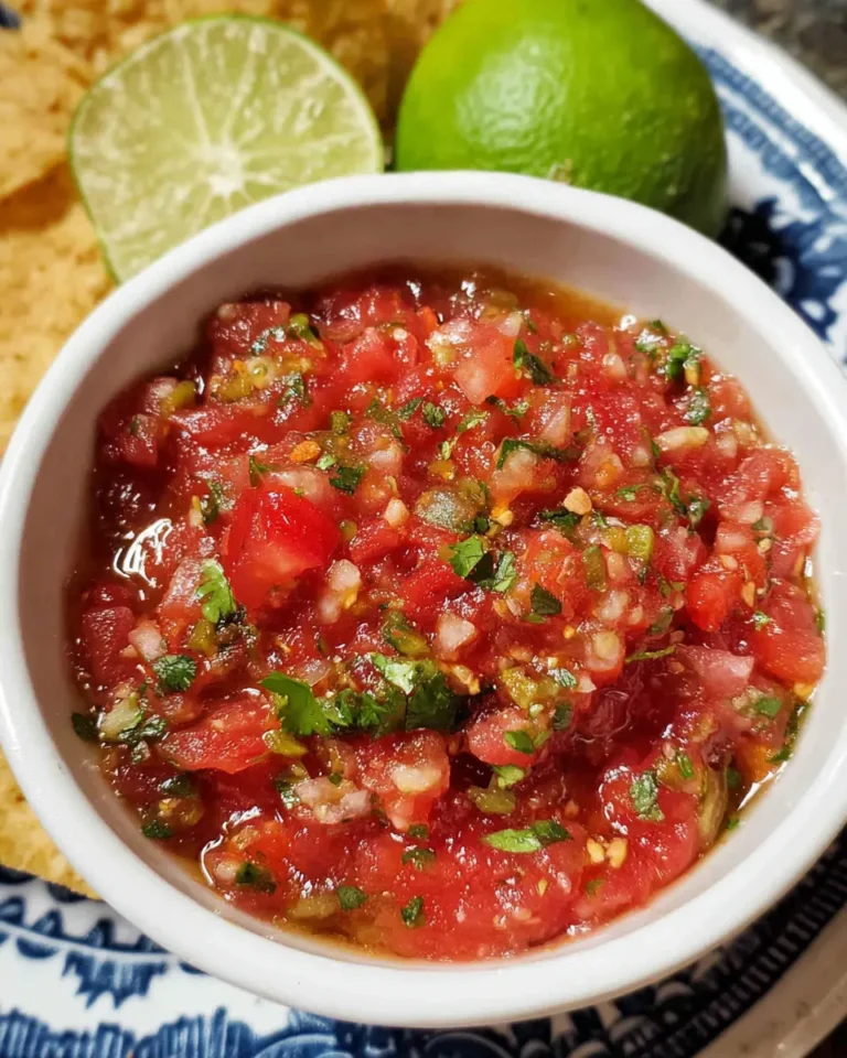 Homemade Salsa – Quick, Irresistible and Fresh in 10 Minutes