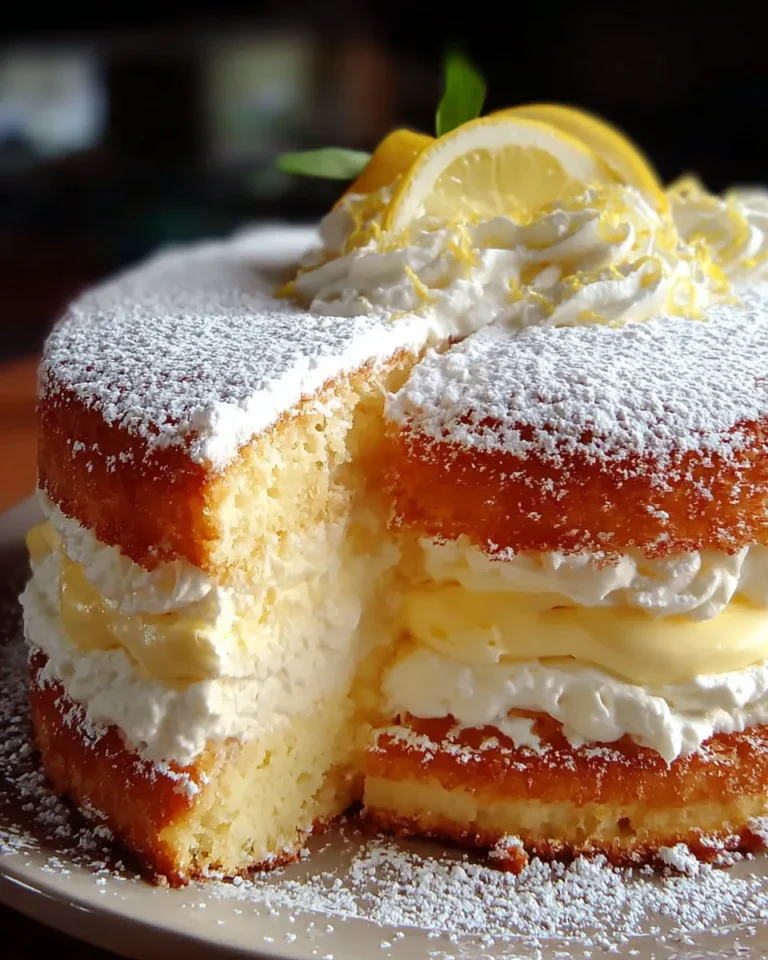 Italian Lemon Cream Cake – Irresistible & Proven Favorite