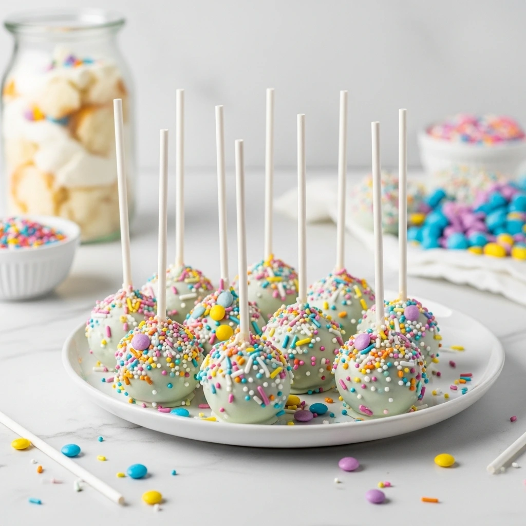 Easy Easter Funfetti Cake Pops, 40 Irresistible Treats
